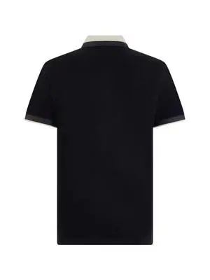 BOSS Logo-patch Polo Shirt - Black