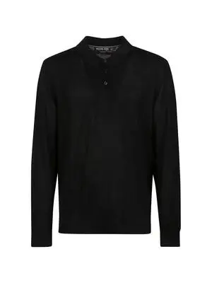 Michael Kors Long-sleeve Polo Shirt