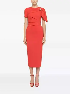 NISSA Fitted Midi Dress