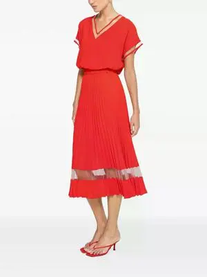 NISSA Pleated Midi Skirt