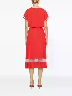 NISSA Pleated Midi Skirt