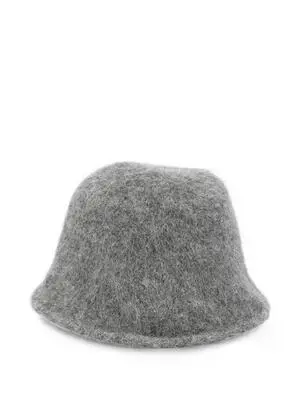 Antonelli Firenze Dalmazia Alpaca-wool Bucket Hat - Grey