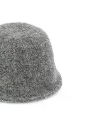Antonelli Firenze Dalmazia Alpaca-wool Bucket Hat - Grey