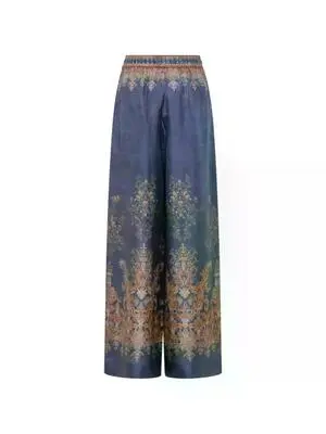 Zimmermann Paisley Print Wide-leg Trousers