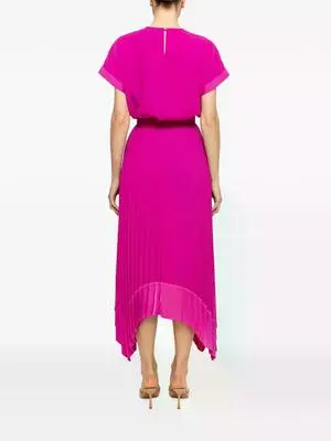 NISSA Pleated Midi Skirt