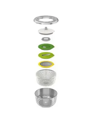 JOSEPH JOSEPH Multi-prep™ Salad Spinner - White