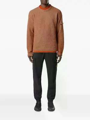 Stone Island 3100031 Stretch Organic-cotton Twill Cargo Pants - Black