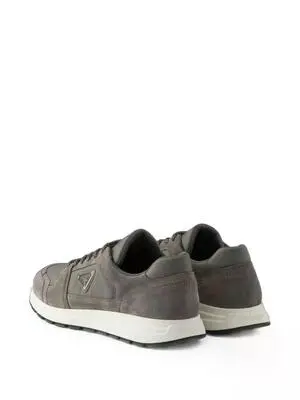 Prada Prax Suede And Re-nylon Sneakers