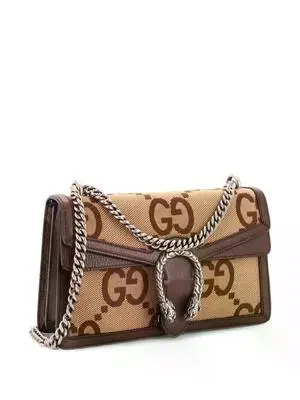 Gucci Dionysus Bag Jumbo Gg Canvas Small Shoulder Bag