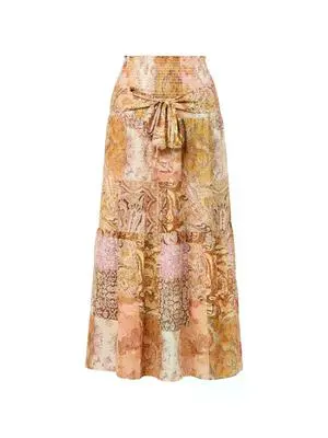 Liu Jo Patchwork Paisley-print Skirt
