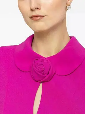 NISSA Floral-detail Midi Dress