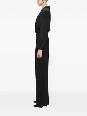 NISSA Cropped Gathered Blazer