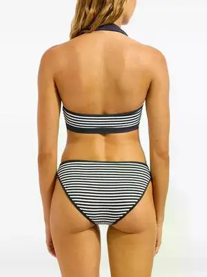 Seafolly Striped Collared Bikini Top