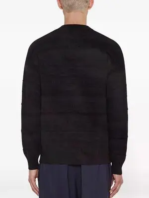 LANEUS Jacquard-knit Button-up Cardigan