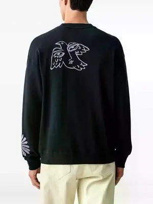 Scotch & Soda X Royal Delft Embroidered Crew-neck Sweater