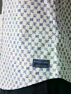 Scotch & Soda Micro-print Button-down Shirt