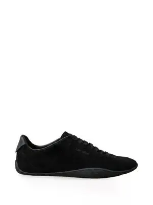 Calvin Klein Calf Suede Logo-print Sneakers