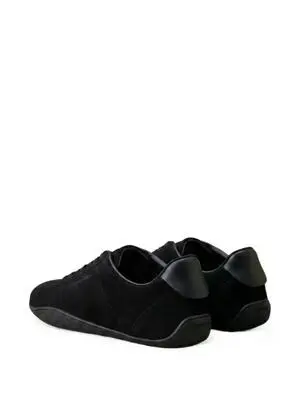 Calvin Klein Calf Suede Logo-print Sneakers