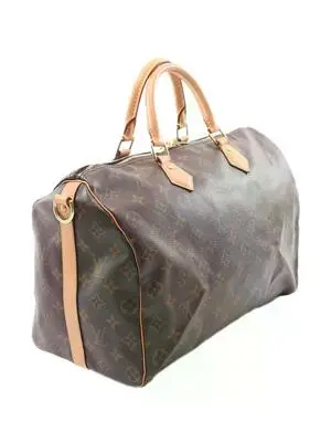 LOUIS VUITTON 2020 Monogram Speedy Bandouliere 35 Satchel