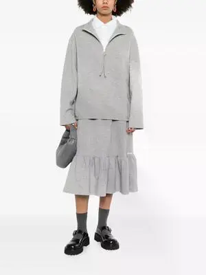 AO YES Ruffled Jersey Skirt