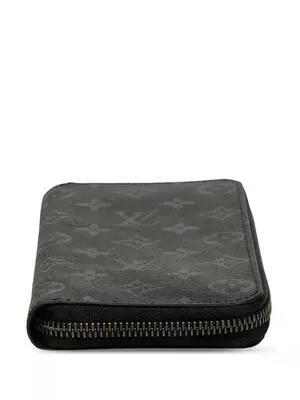 LOUIS VUITTON 2021-2026 Monogram Eclipse Vertical Zippy Wallet Long Wallets