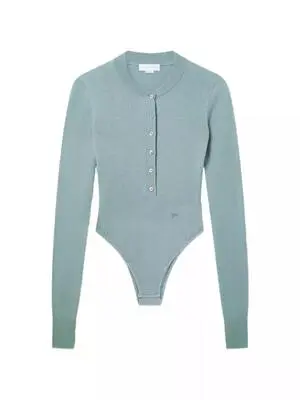 Stella McCartney Crew-neck Ribbed Long-sleeve Bodysuit