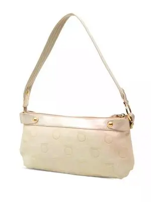 FERRAGAMO 2010-2026 Gancini Canvas Shoulder Bag