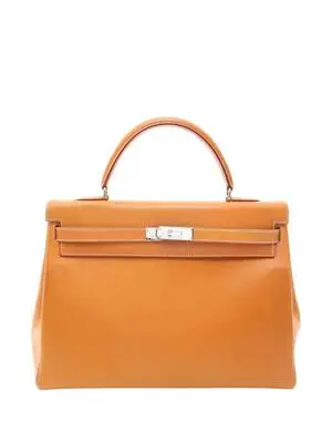 Hermès 1999 Chamonix Kelly Retourne 35 Satchel - Brown