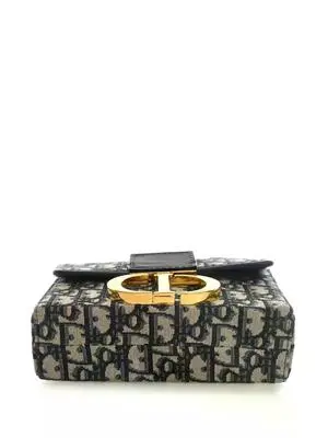 Dior Oblique Canvas 30 Montaigne Box Bag - Blue