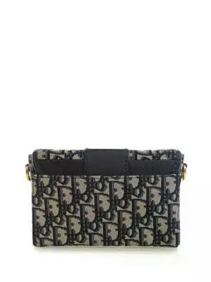 Dior Oblique Canvas 30 Montaigne Box Bag - Blue