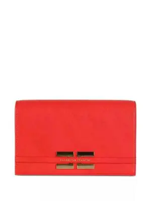 Elisabetta Franchi Logo Plaque Chain Strap Cross Body Bag - Red