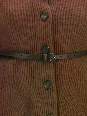 Brunello Cucinelli Belted Ribbed-knit Cardigan