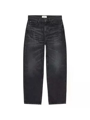 LES DEUX Roi Washed-effect Straight-leg Jeans