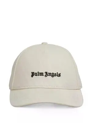 Palm Angels Logo-embroidered Baseball Cap - Neutrals