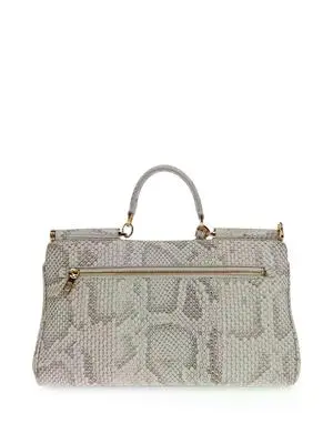 Dolce & Gabbana Medium My Sicily Handbag In Python