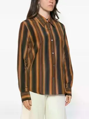 Marni Vertical-stripe Long-sleeve Shirt