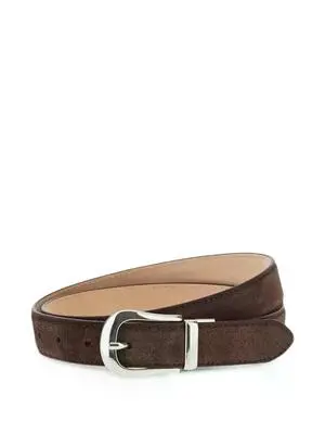 Paul & Shark Suede-finish Buckle-fastening Belt
