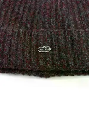 Agnona Ribbed-knit Beanie Hat