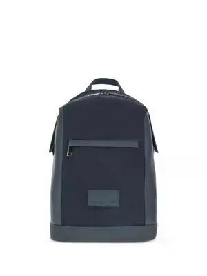 Paul & Shark Firenze Leather Suede Backpack - Blue