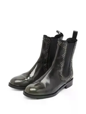 AQUAZZURA Skye Studded Combat Boots