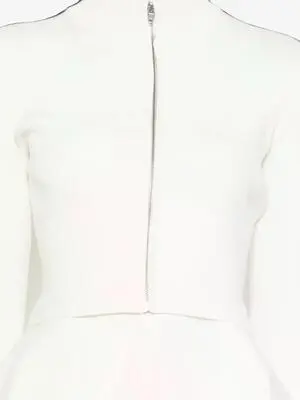 JUUN.J Peplum Zip-up Cardigan