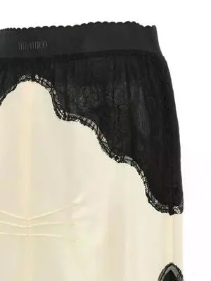 Attico Lace-insert Midi Skirt