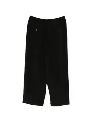 ANN DEMEULEMEESTER Pleated Turn-up Trousers