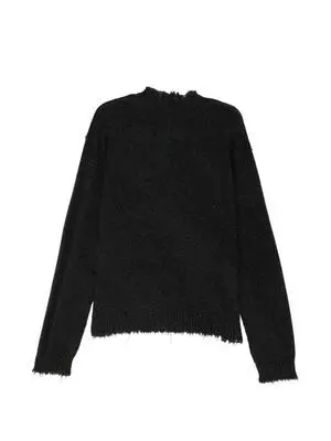 UMA WANG Distressed Crew-neck Jumper