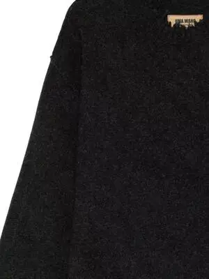 UMA WANG Distressed Crew-neck Jumper