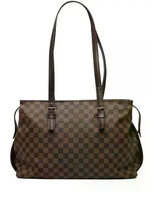 LOUIS VUITTON 2005 Damier Ebene Chelsea Shoulder Bag