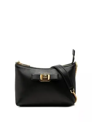 FERRAGAMO 2010-2026 Mini Leather Vara Bow Chain Crossbody Bag