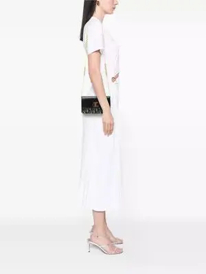 Dior Oblique Jacquard And Calfskin Miss Caro Crossbody Bag - Blue