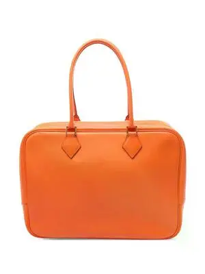 Hermès 1998 Swift Plume 32 Handbag - Orange