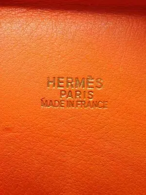 Hermès 1998 Swift Plume 32 Handbag - Orange